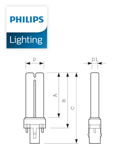 Philips PL-S 9W/01/2P UVB vlnová dĺžka 311nm - Fotoliečba.sk